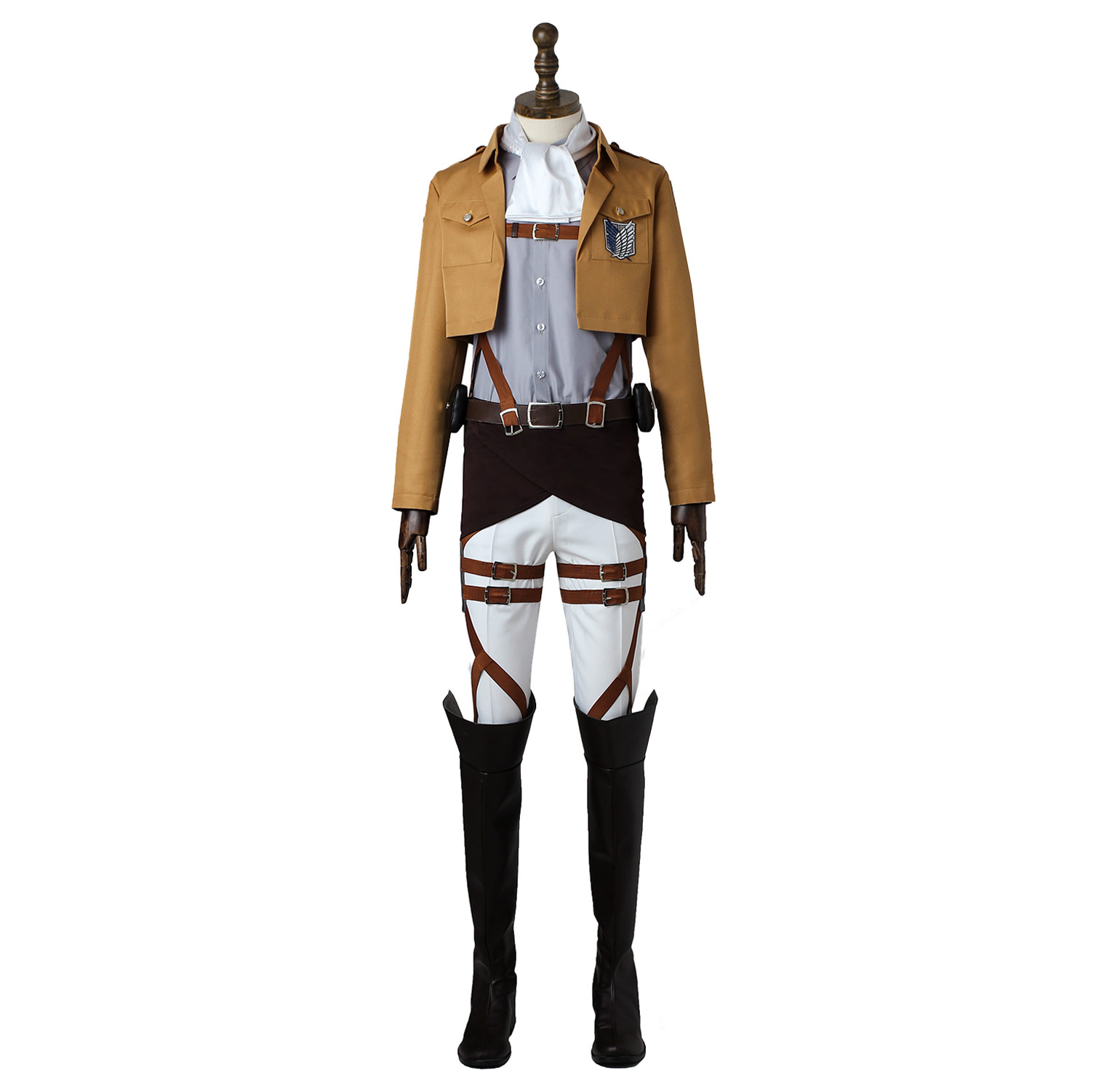 Attack on Titan Captain Levi Ackerman Cosplay Costume Outfits